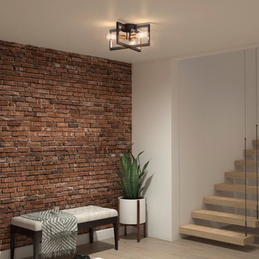Holt 3-Light Flush Mount Ceiling Light | Artika