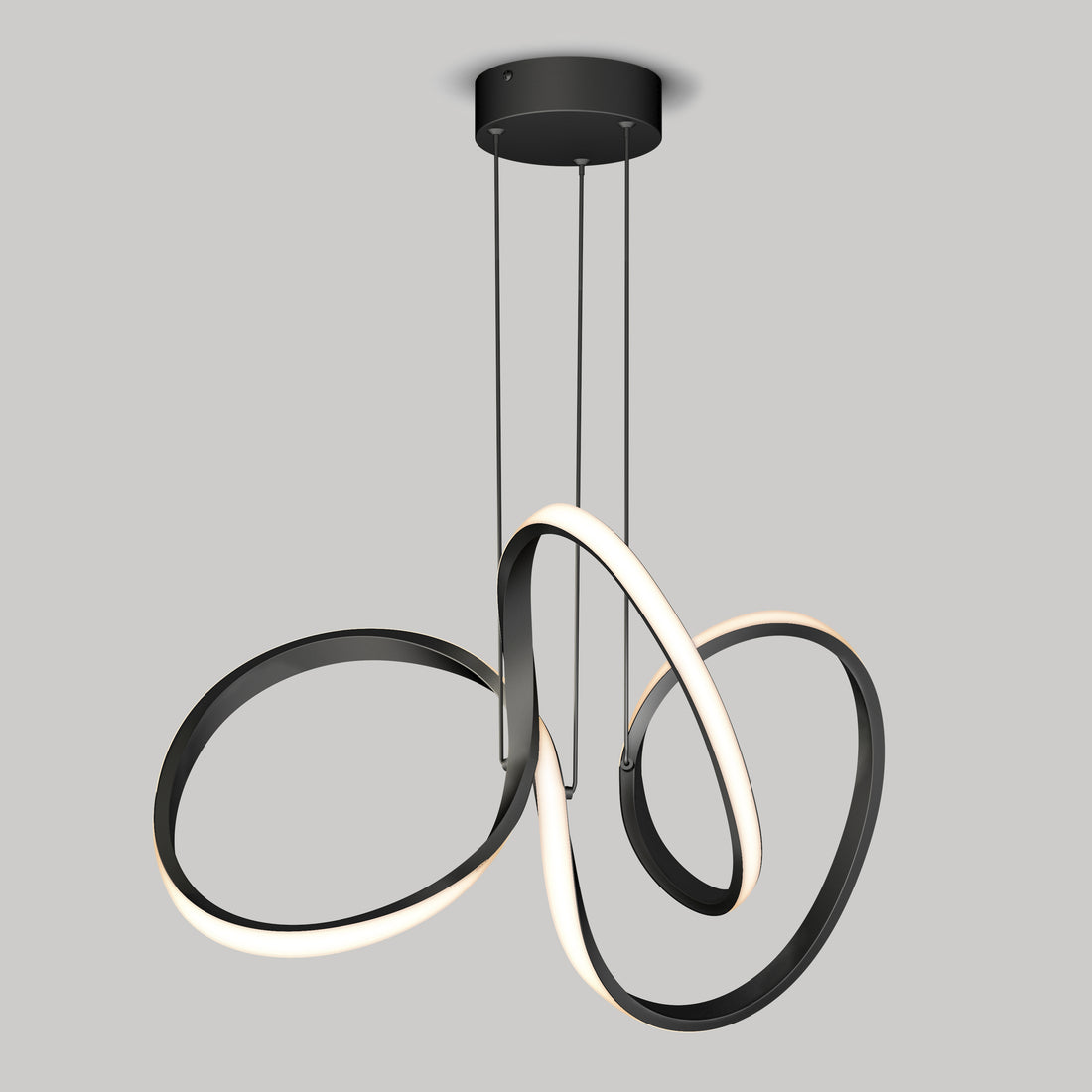 Swirl lámpara suspendida LED in Negro | Artika
